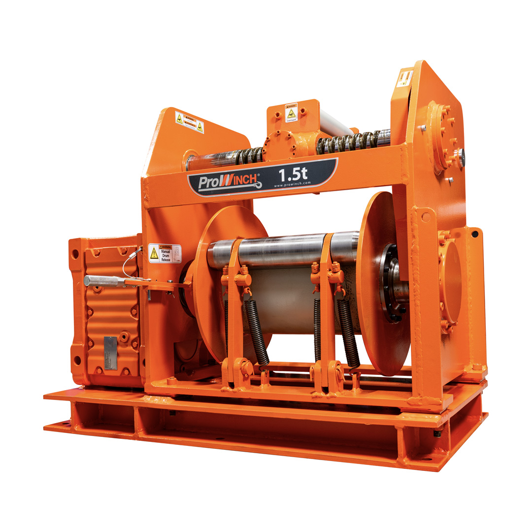 1.5 Ton Winch w/Wire Rope guide 7.5 kW SEW GMotor DRN132 KA97B ...