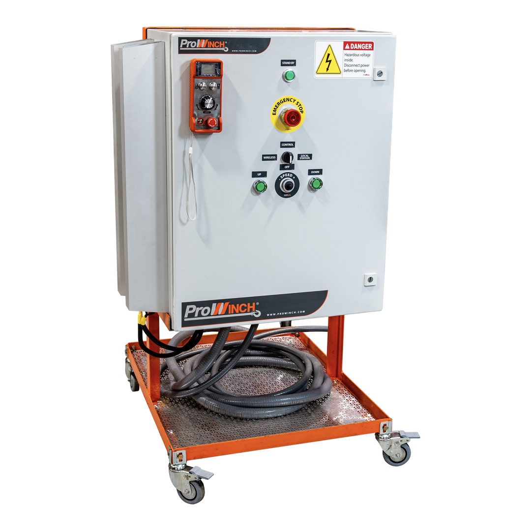 1.5 Ton Winch w/Wire Rope guide 7.5 kW SEW GMotor DRN132 KA97B ...